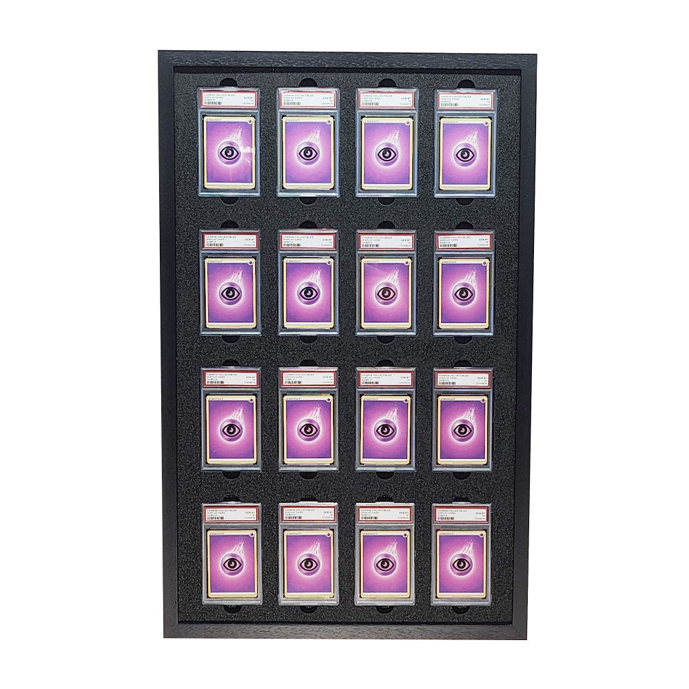 PSA Display Frame 4 wide 4 tall | Carbon Collectibles