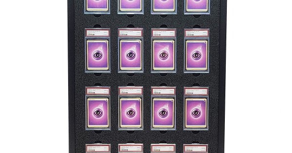 PSA Display Frame 4 wide 4 tall | Carbon Collectibles